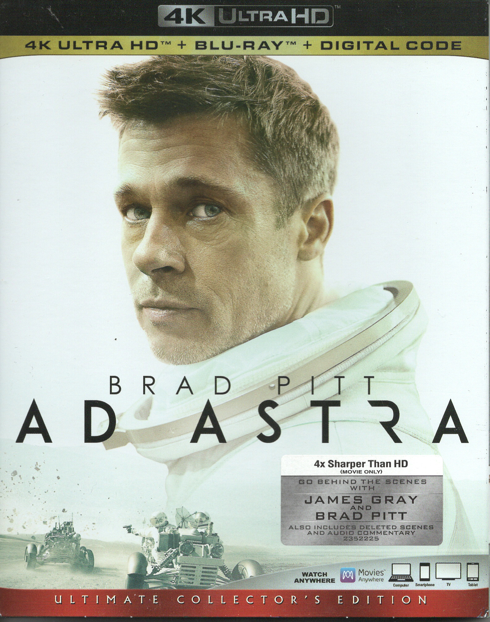 AD ASTRA(4K UHD Blu-ray)/アド・アストラ/輸入盤DVDで観た映画のレビュー | がちゃんの部屋~映画と旅行の偏愛
